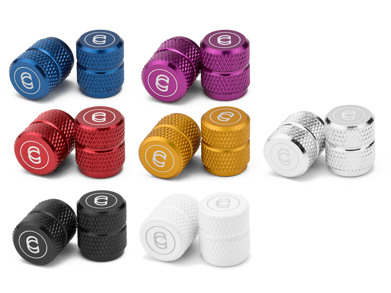 Cinema BMX Alloy Valve Caps / Multiple Colour Options Available.