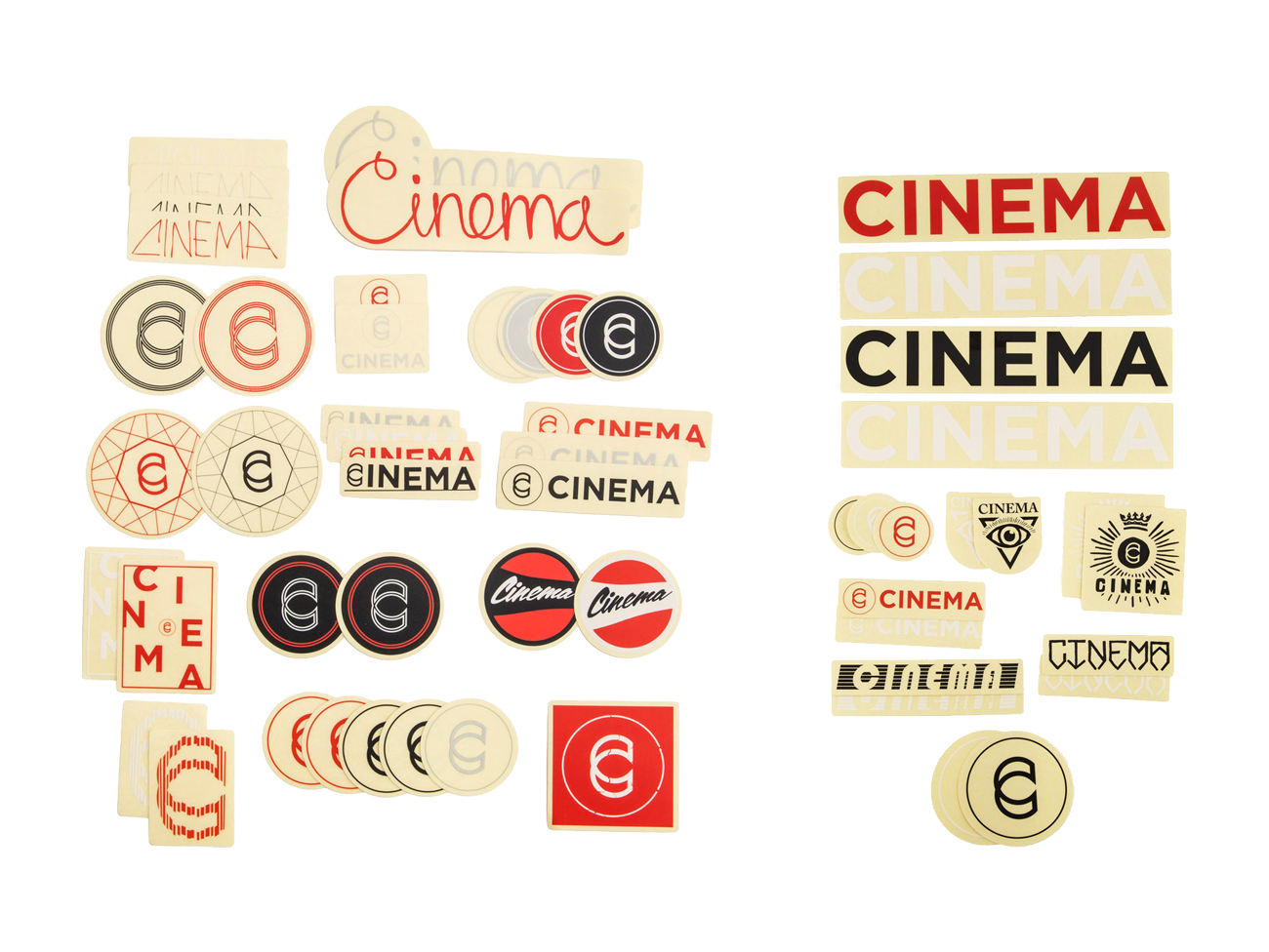 Cinema BMX Assorted Sticker Pack / Available Now