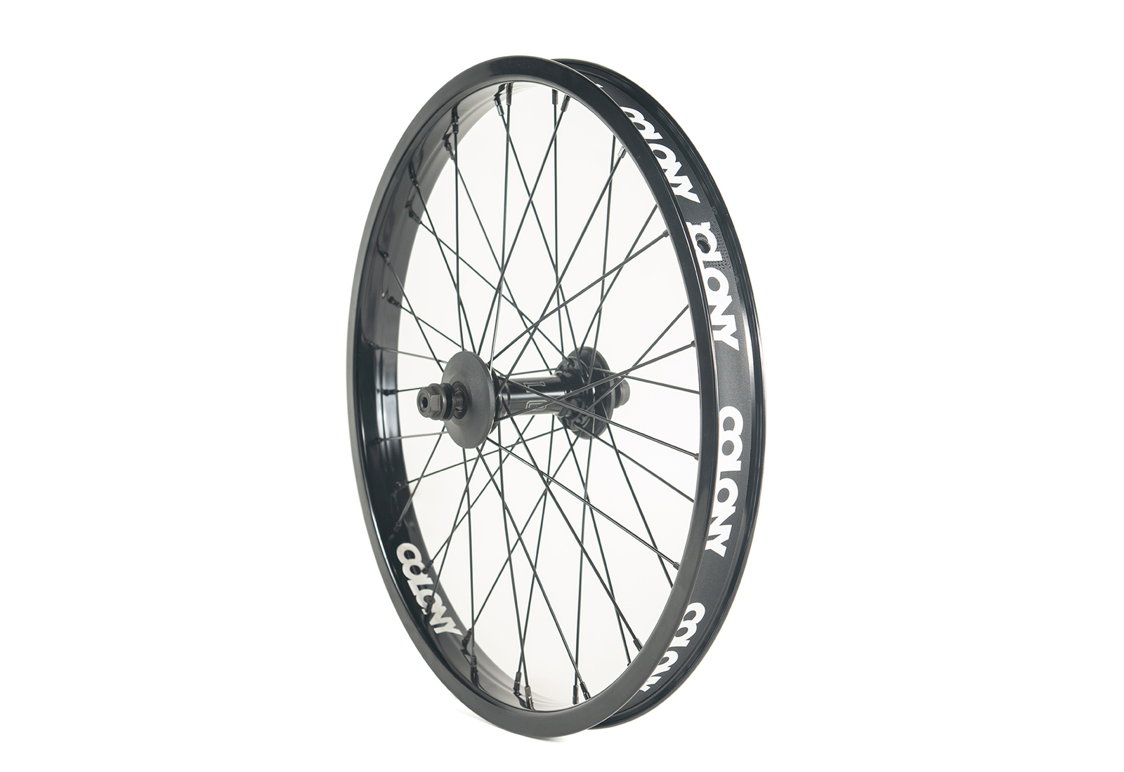 20 Inch BMX Front Wheel / Colony Wasp Hub / Contour Rim / Black Available