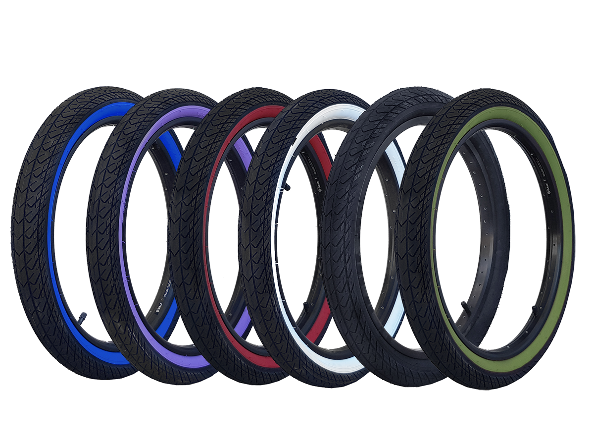 20 Inch BMX Tyres / DRS Arrow FS Coloured Wall Tyre / Available Now