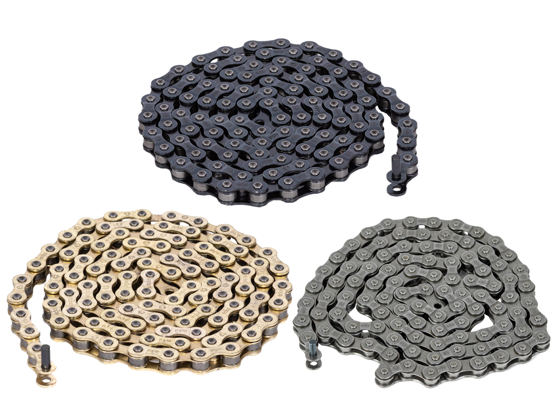BMX Chains / Eclat Diesel Chain / Black, Raw & Gold / Available Now