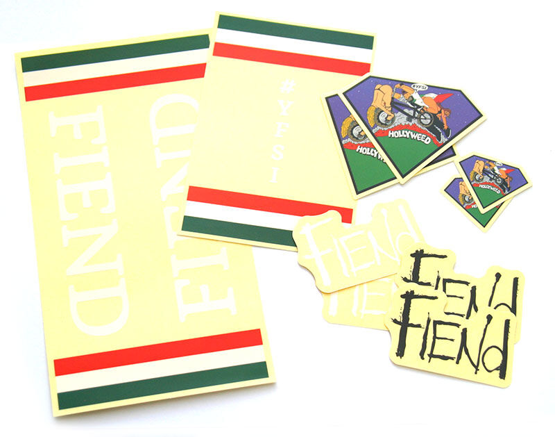 BMX Stickers / Fiend Reynolds Simoncini Frame Decals / Available Now