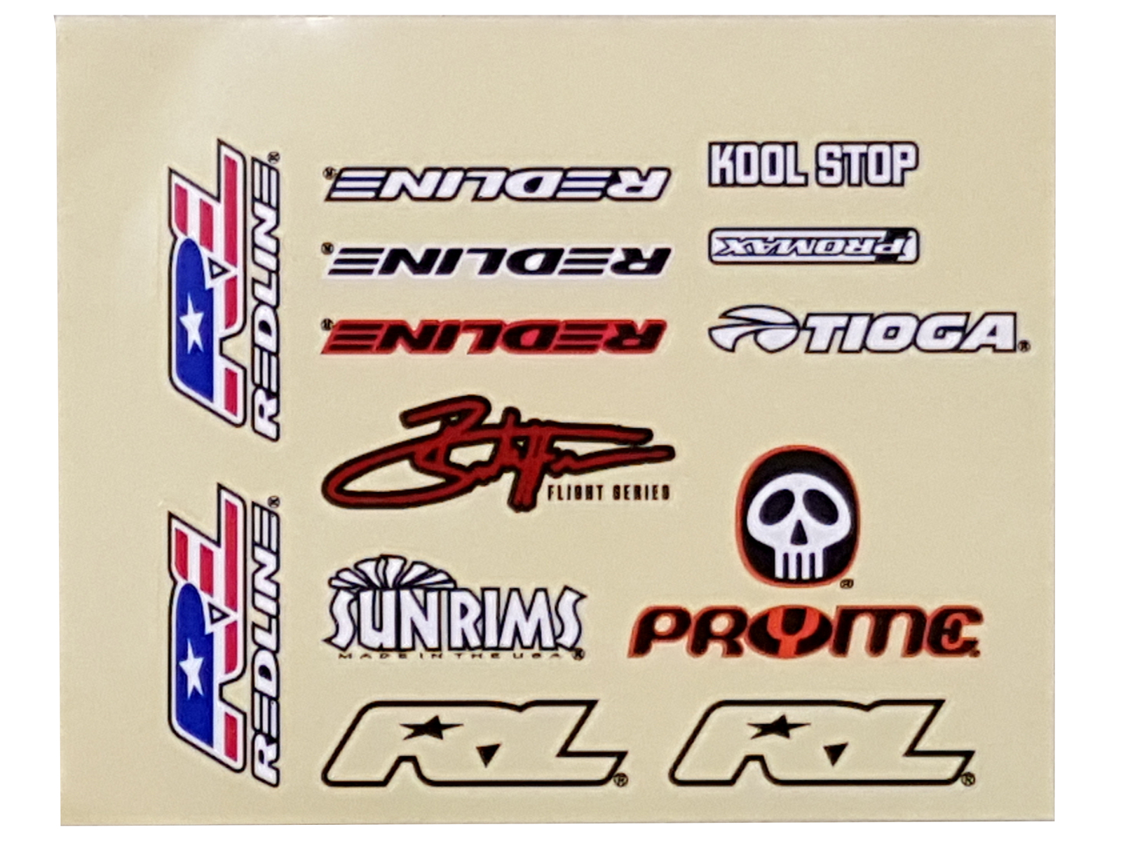 Retro BMX Stickers / Redline Bubba Sticker Sheet / Available Now