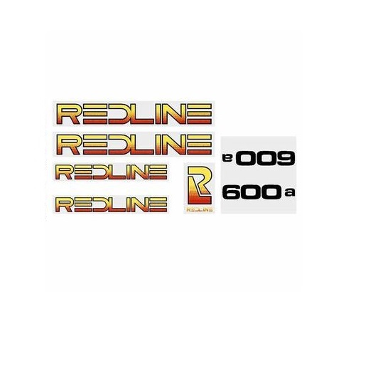 Redline Retro 600A Decal Set