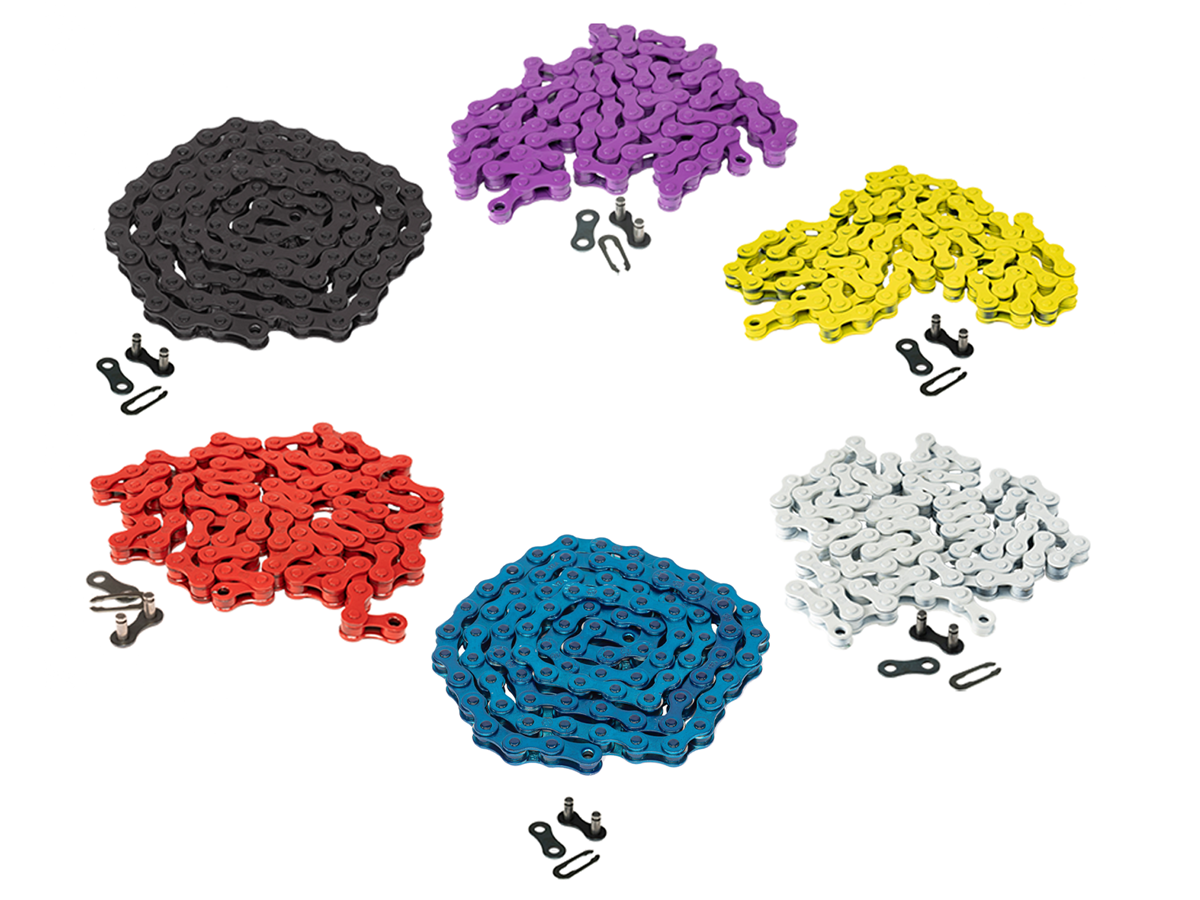 BMX Chains / Salt Traction Chain / Black / Red / Purple / Yellow ...
