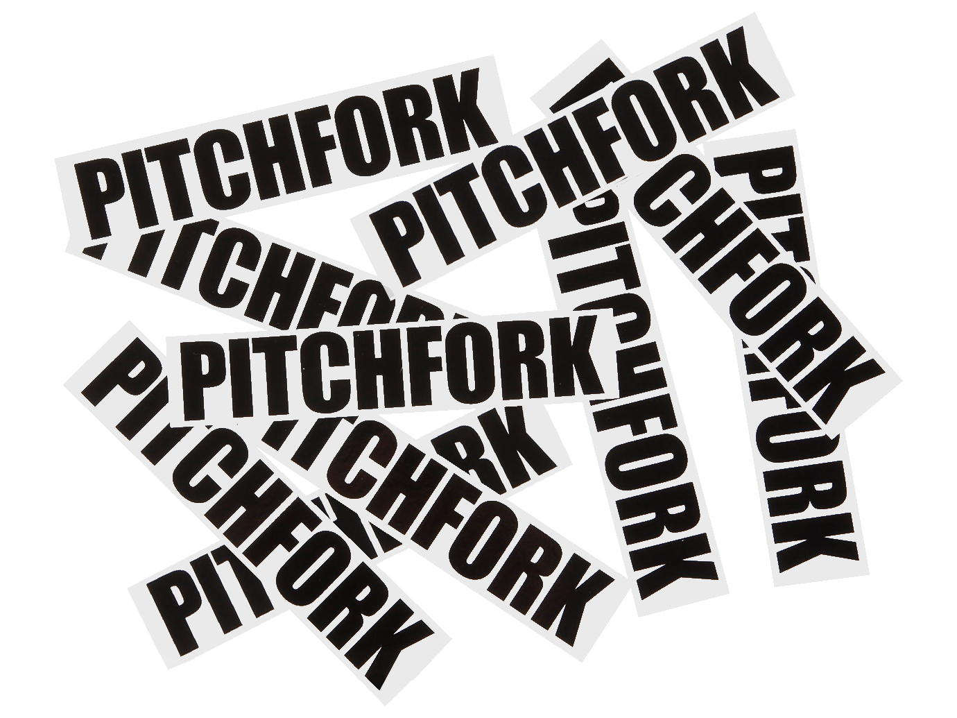 S&M Bikes Pitchfork Sticker Pack / Black & White Available