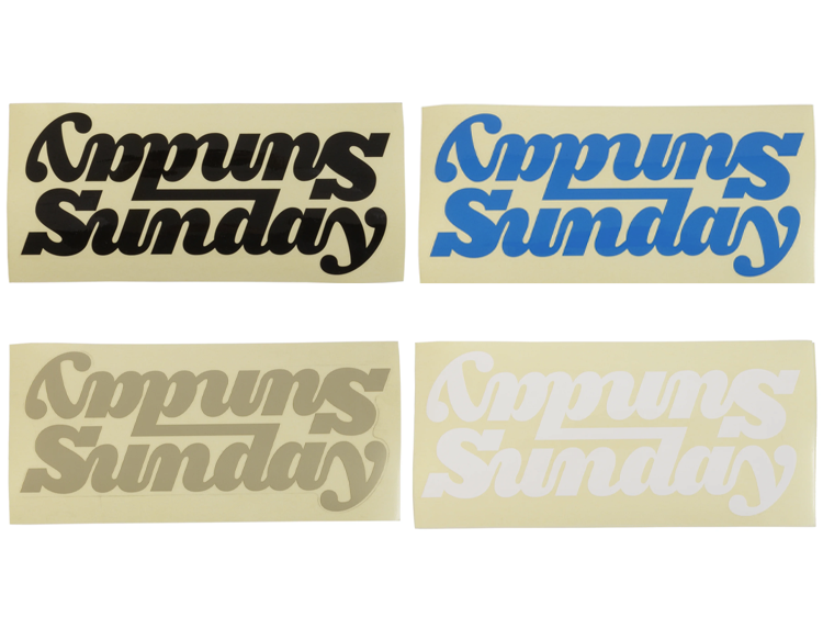 BMX Stickers / Sunday Bikes Classy Downtube Decal / Multiple Colours ...